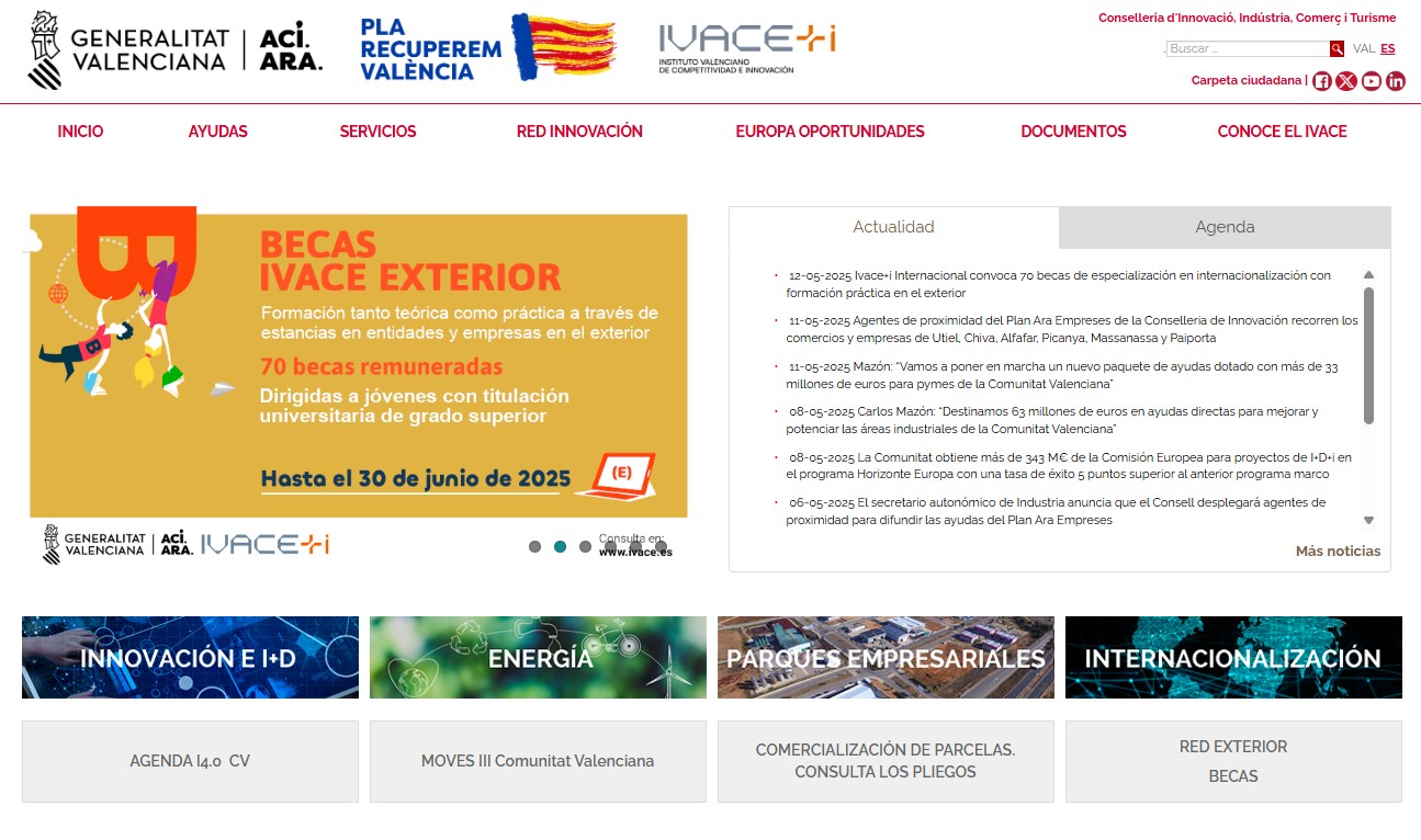 Ivace+i Internacional convoca 70 becas de especialización en ...